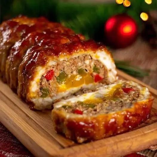 Lomo de Cerdo Navideño Relleno : Jamón Serrano, Queso y Aceitunas Un ...